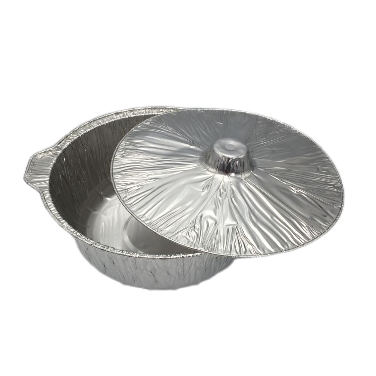 13.4 Inches Large Disposable Aluminium Foil Pot with Lids from China ...