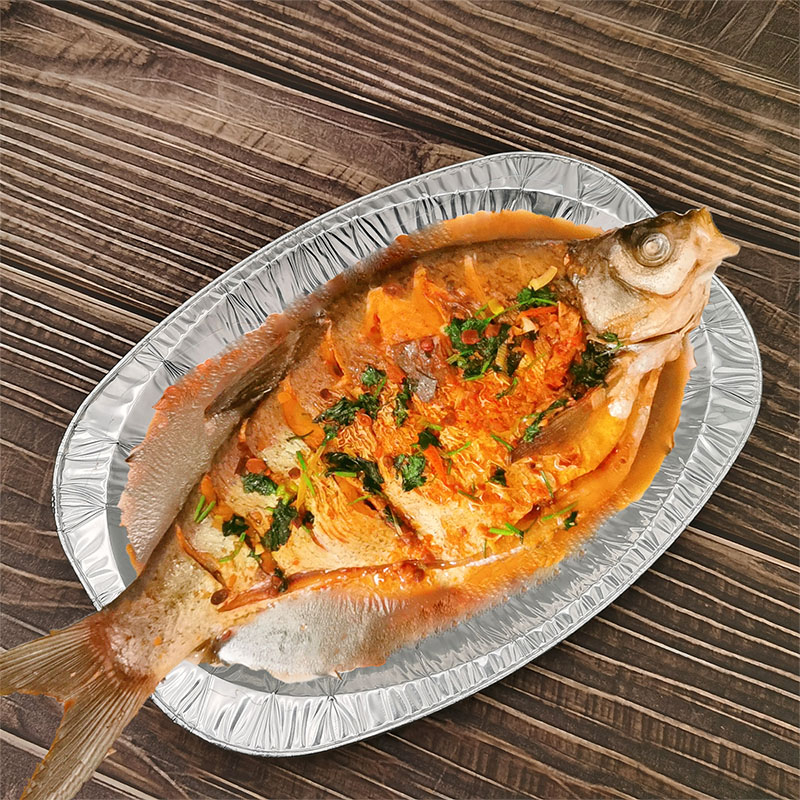 Extra Large Oval Disposable Aluminum Foil Fish Pan from China ...