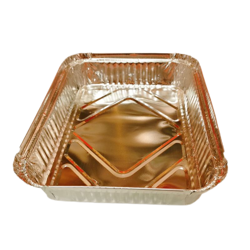 900ml Rectangular Aluminum Foil Tray Disposable Food Grade Pan from ...